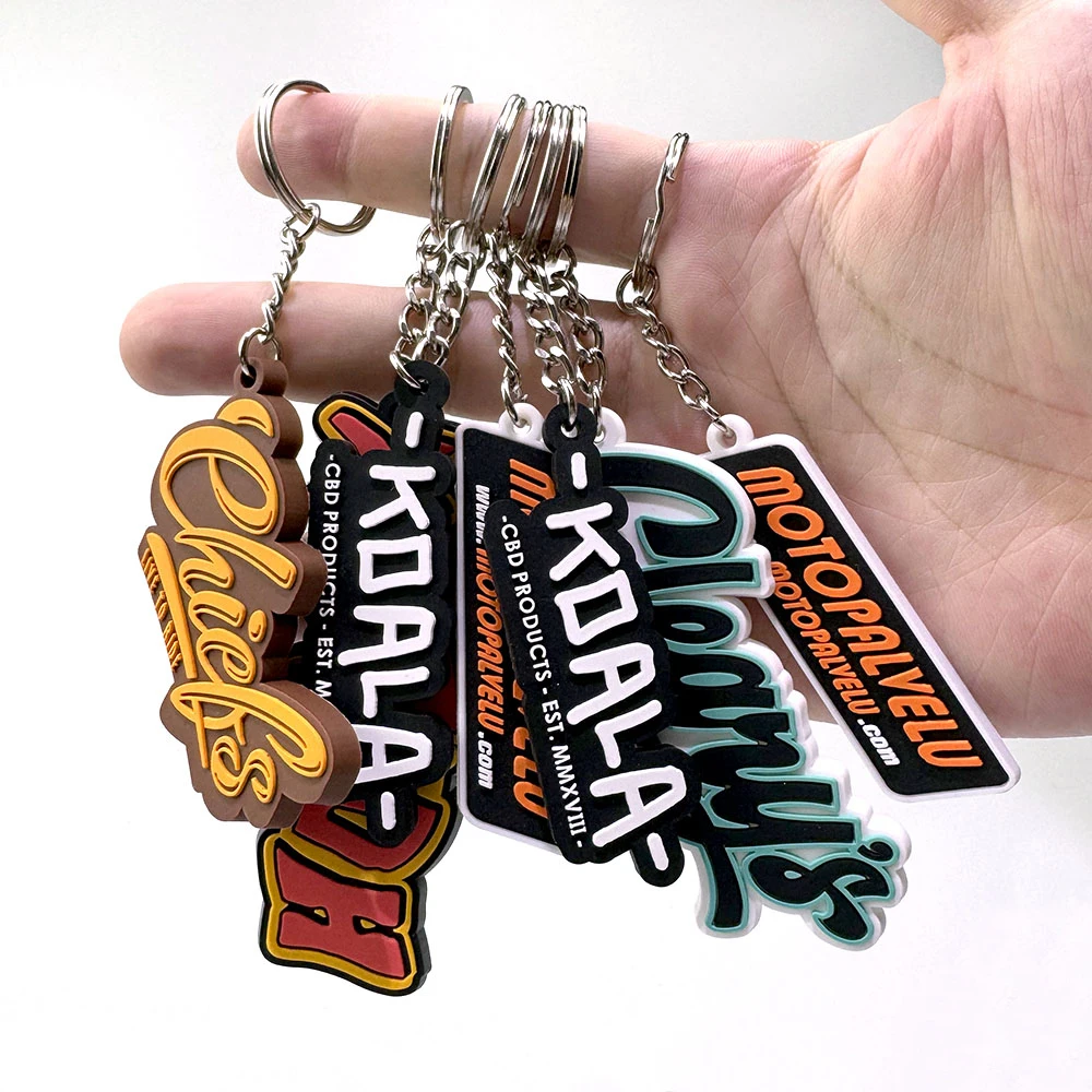 Customized PVC Rubber Keychains - Perfect Promotional Gifts