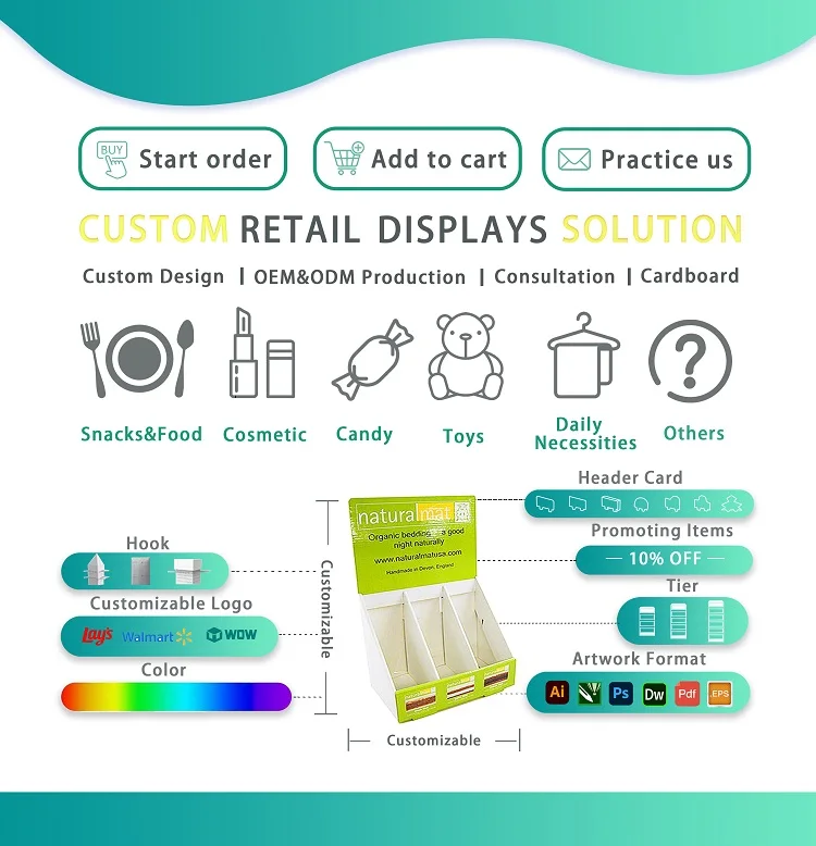 High Quality Cardboard Display for Lip Balm - Recyclable