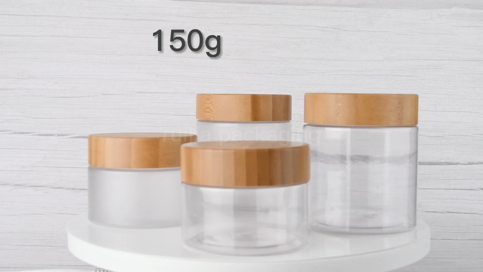 Cosmetic Packaging Food Grade Honey Jar 150ml 250ml Frosted Clear Amber ...