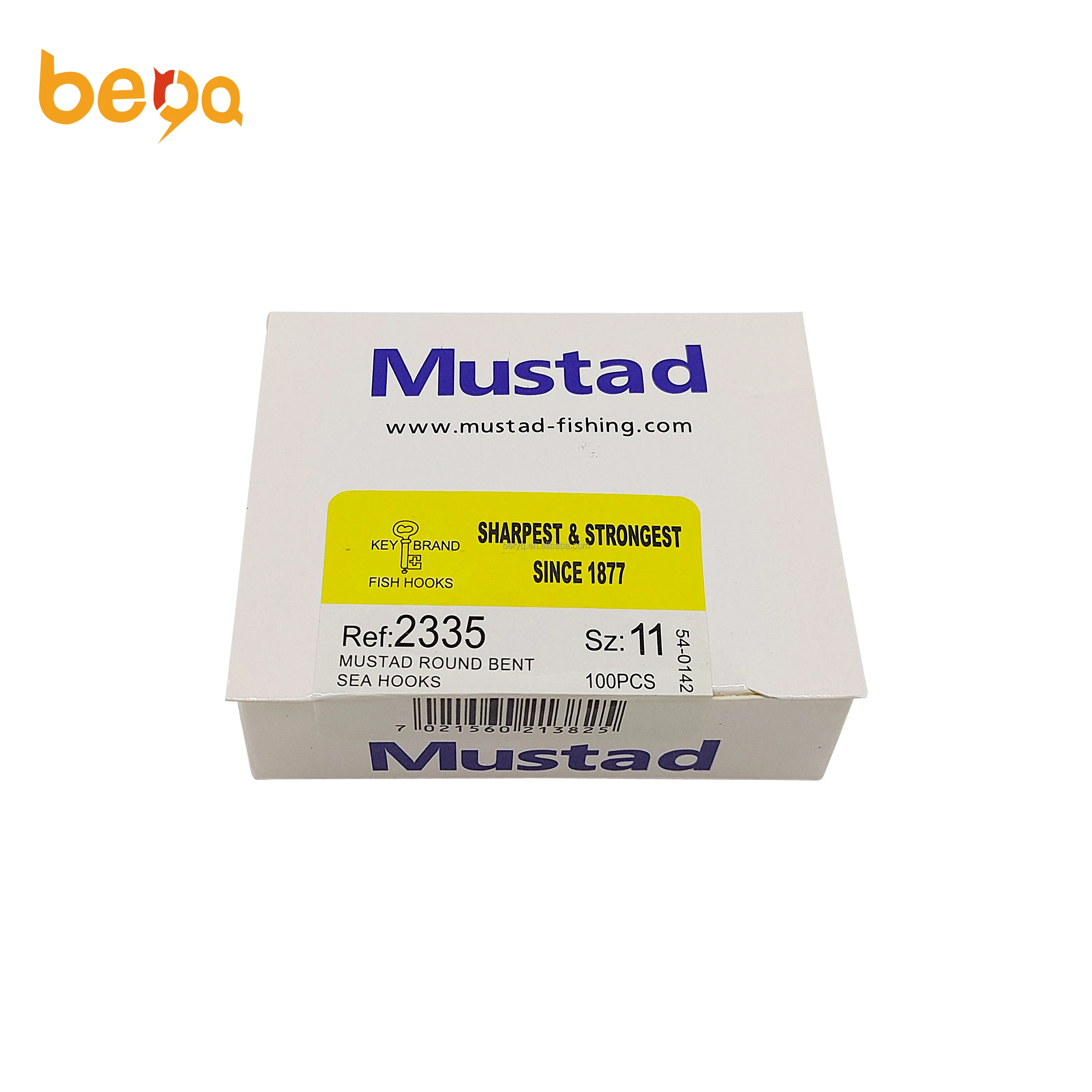 Mustad 2335 Barb Hook Crooked Mouth Hook 1000pcs/ Box - Buy Good Steel ...