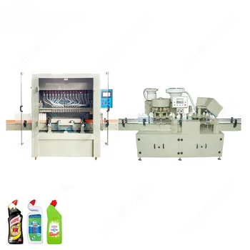 Automatic 750ml Toilet Bowl Cleaner Gel Tilt Bottle Piston Filling ...