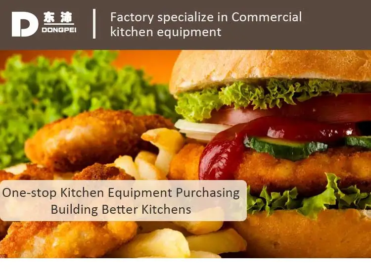 Fast Food Kiosk Commercial Restaurant Equipment Burger & Chicken ...