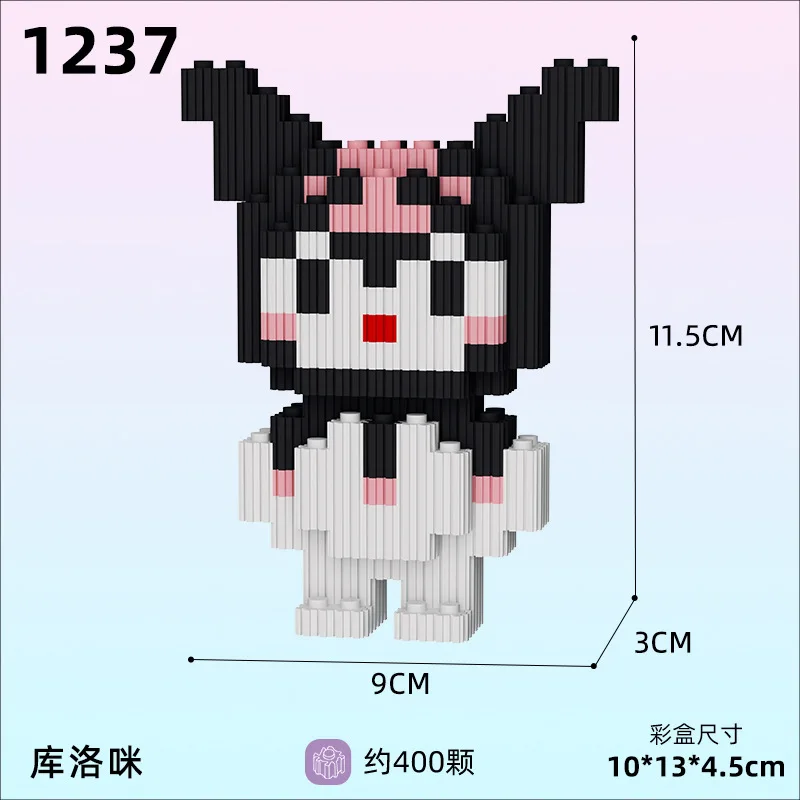 Stitch Building Block Education Toy Tiktok Hot Sanrio Kuromi Building ...