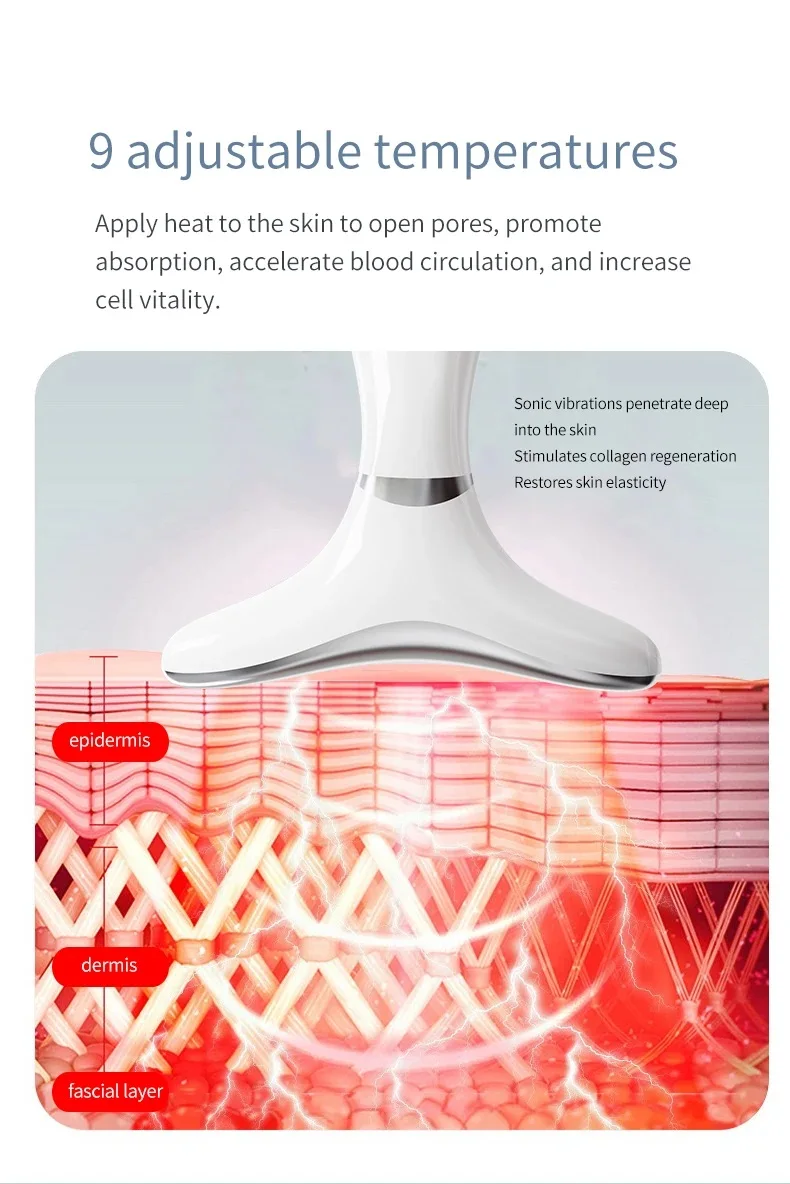 New Design 3 In 1 Ems Face Wrinkle Remover Electric Led Photon Therapy ...