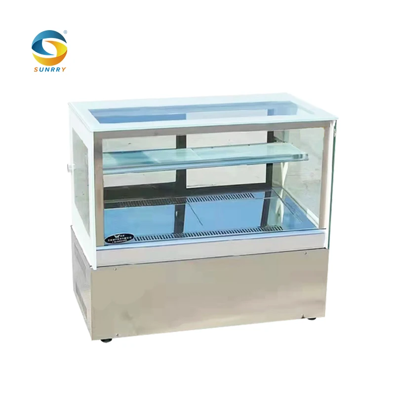 Counter Design Table Top Cake Refrigerator Showcase Fridge Chiller Case ...