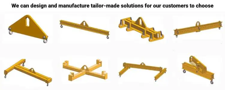 360 Degree Automatic Rotating Spreader Beam for Lifting Crane