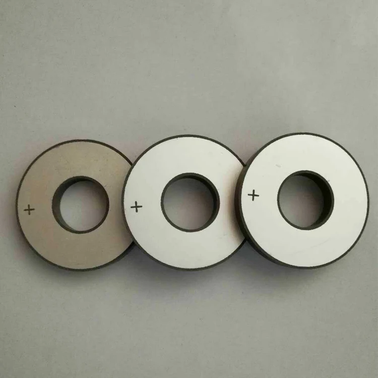 New Arrival Piezo Electric Ceramic Ring Plate Pzt4 Round Piezoelectric ...