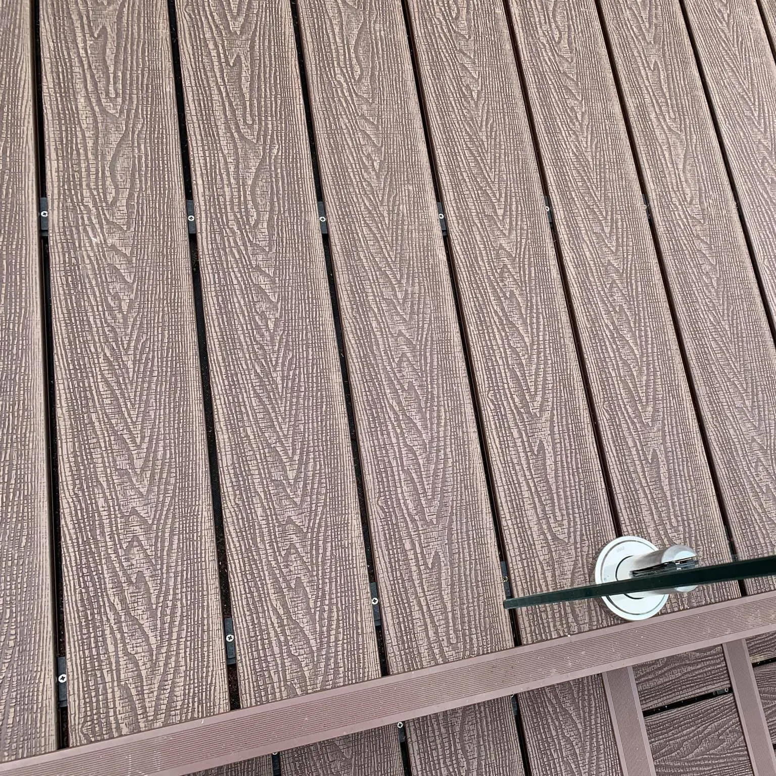 Easy Installation Outdoor WPC Decking with L Shape Edge Trim ...