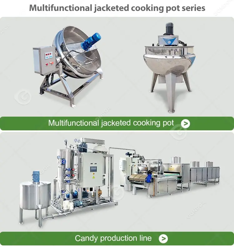 High Efficiency Boiler Sugar Caramel Jam Cooker Tilt Agitator