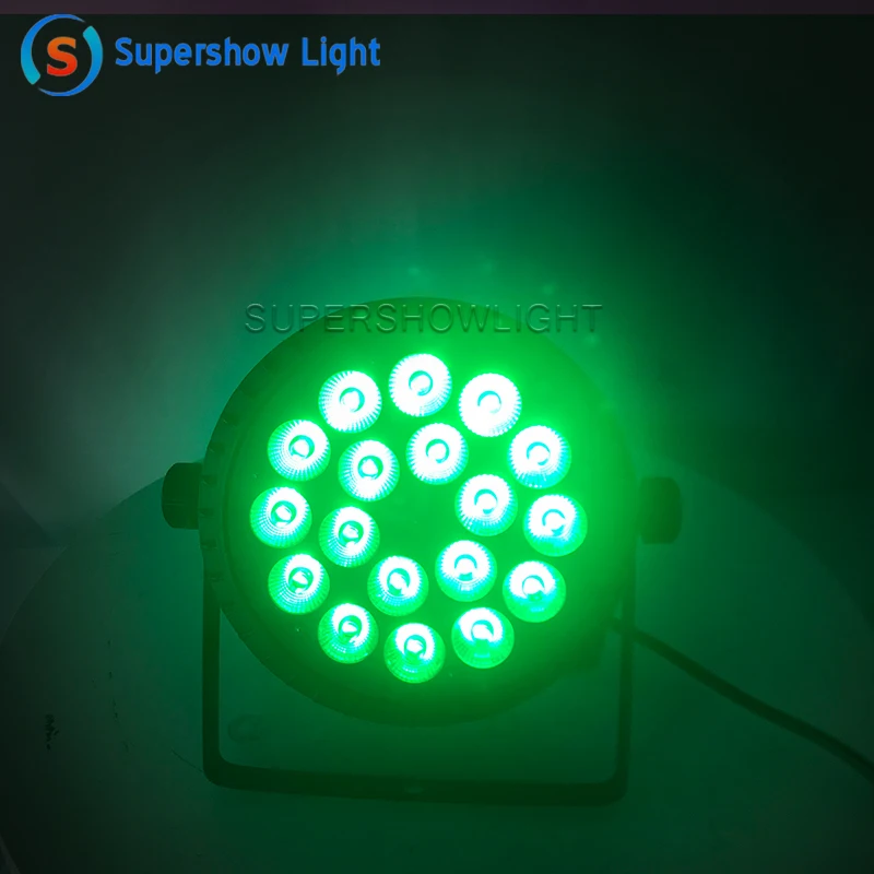 Supershow Slim Flat Par Led 18x18 RGBWA UV 6in1 - Stage Light