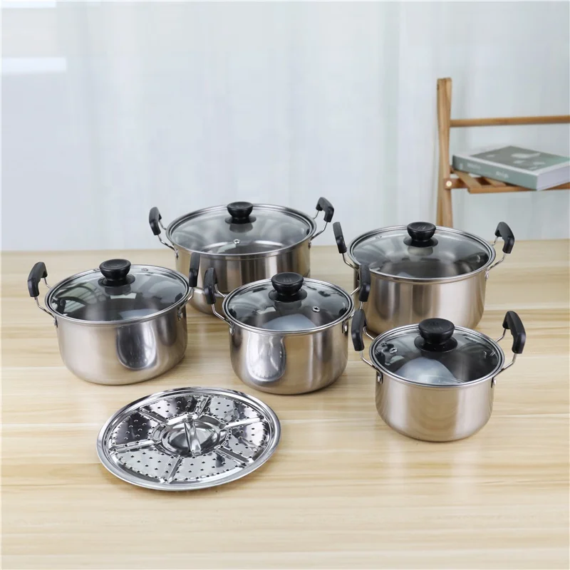 American Style 5pcs Cookware Set Kitchen Nonstick Cooking Pot With ...