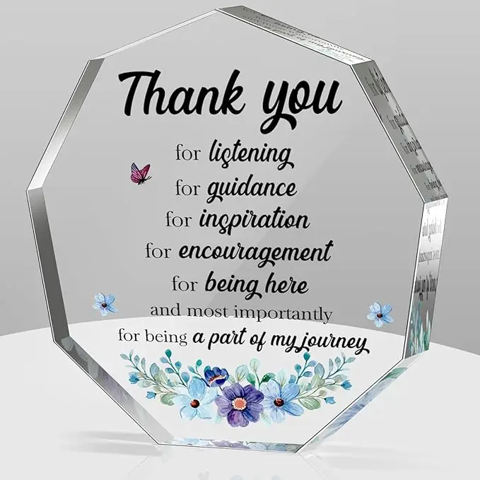 Inspirational Office Staff Appreciation Goodbye Farewell Gift Acrylic ...