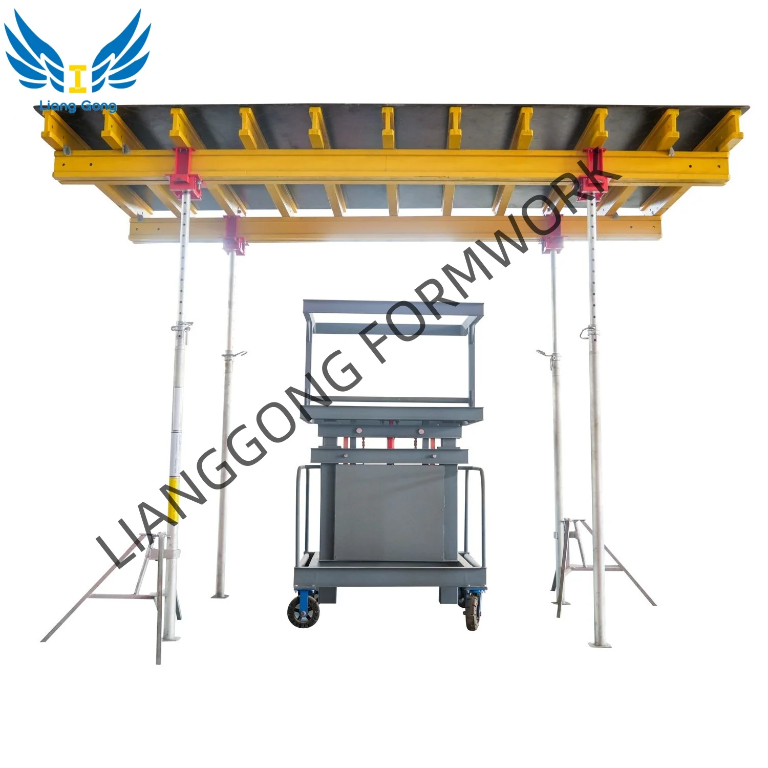 Table Formwork Slab Formwork Shifting Trolley for Concrete