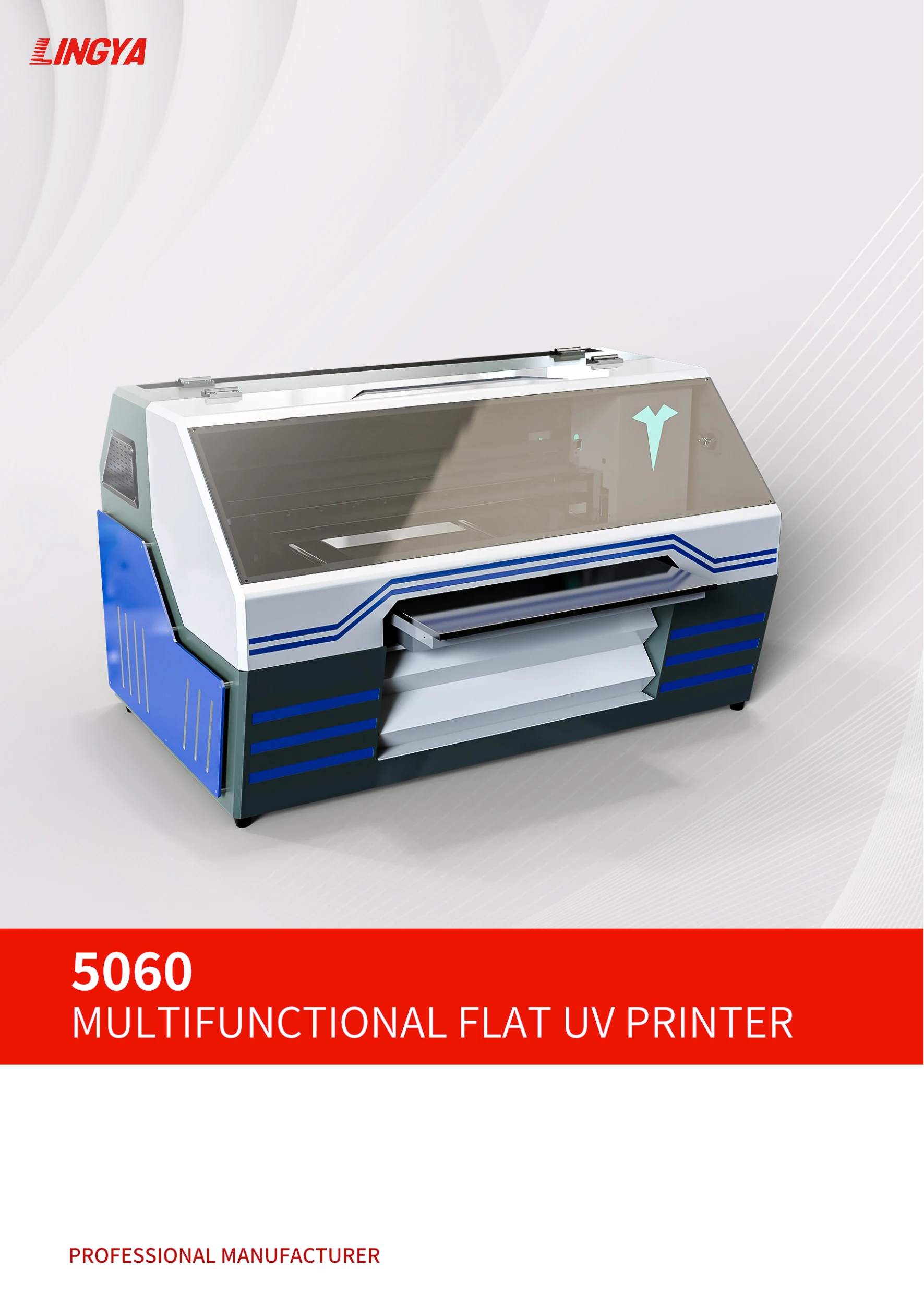 5060UV Printer with Two TX800 Printing Heads, Mobile Phone Acrylic UV ...