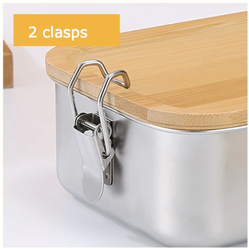 550ml Stainless Steel Bento Lunch Box Portable Snack Container with ...