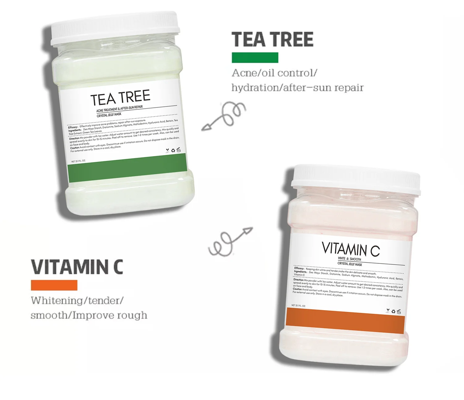 OEM Private Label Custom Organic Natural Whitening Jelly Mask