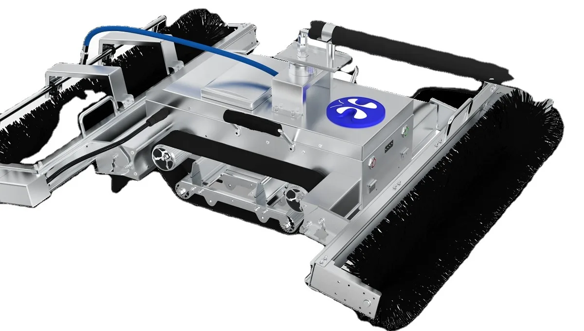 Autonomous Ai Detective Navigation Automatic Solar Panel Cleaning Robot ...