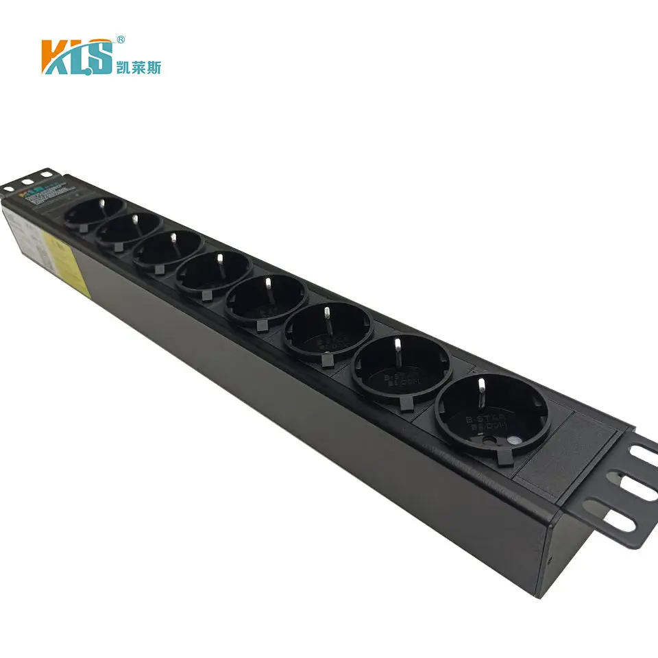 KLS High Quality 16A Basic Vertical 0u PDU 80a High Power 8bits C19 C39 ...
