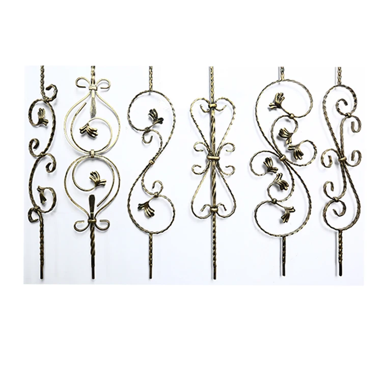 Modern Simple Wrought Iron Balusters for Indoor Balcony Railing - Sleek ...