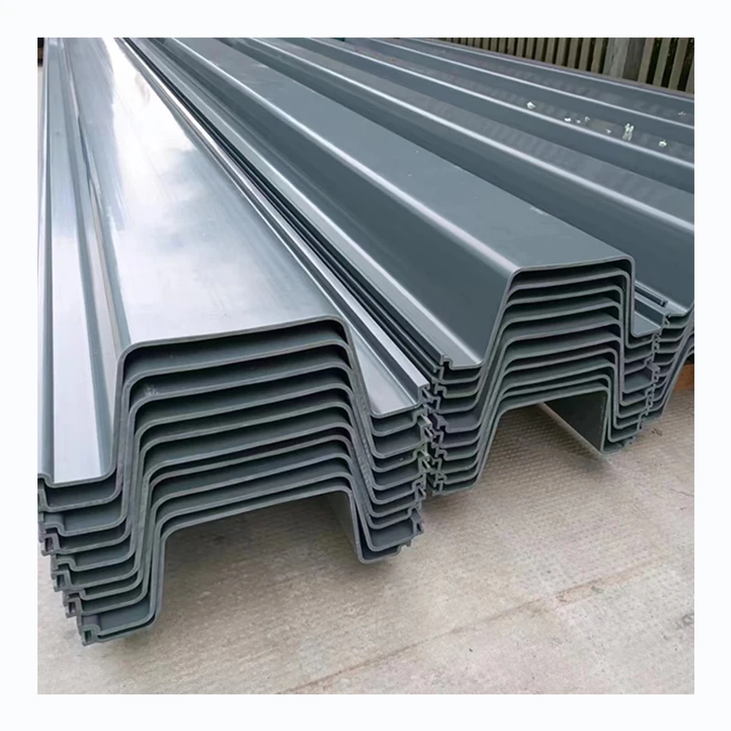 Factory direct sale U Type retaining walls Vinyl seawall multilock ...