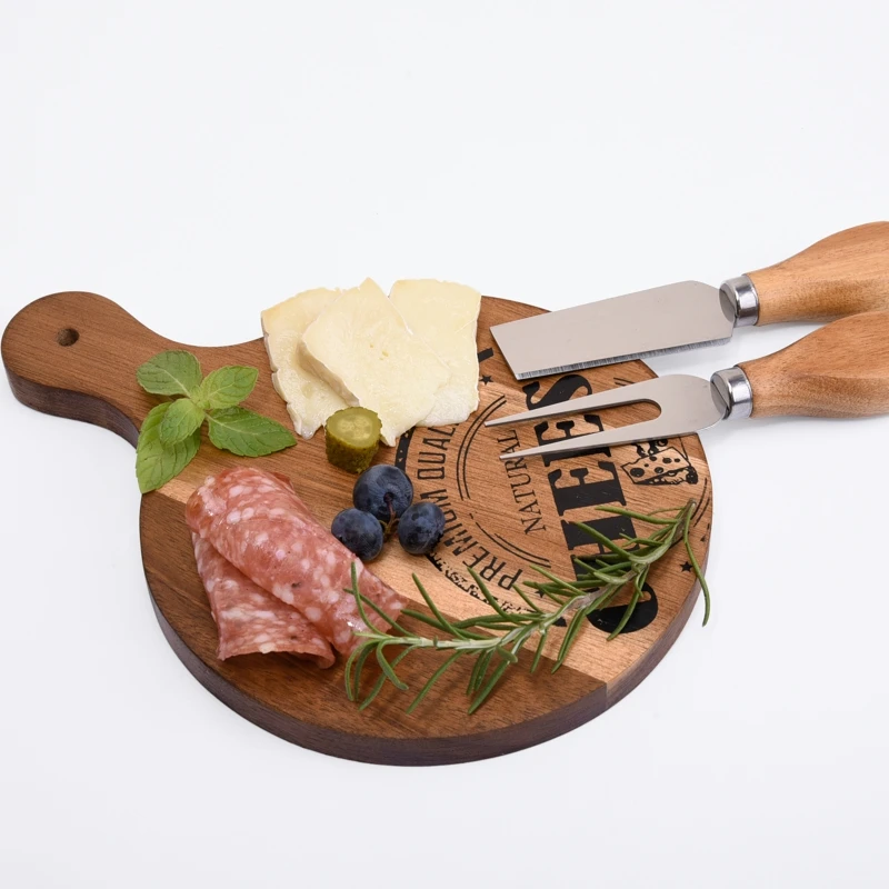 Mini Small Acacia Charcuterie Cheese Chopping Board Set with Holder ...