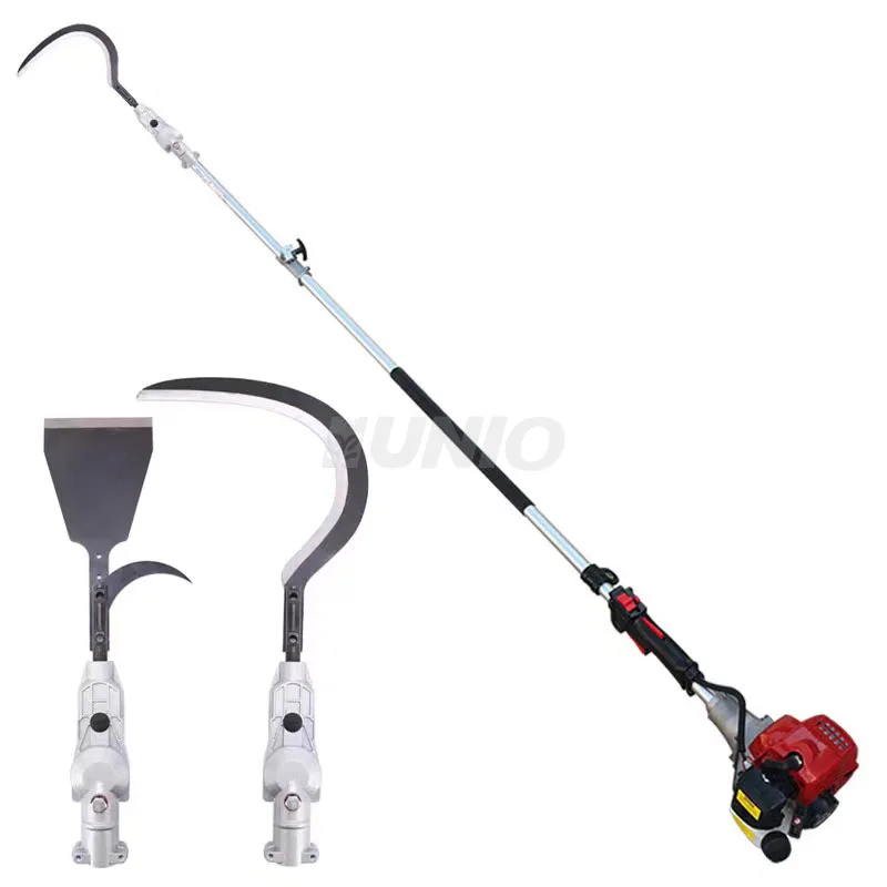 3m Long Pole Palm Oil Fruit Nut Harvester Machine 55cc