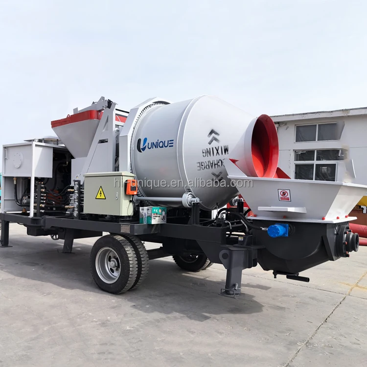 Self Loading Cement Mixing Diesel Engine Concrete Mixer