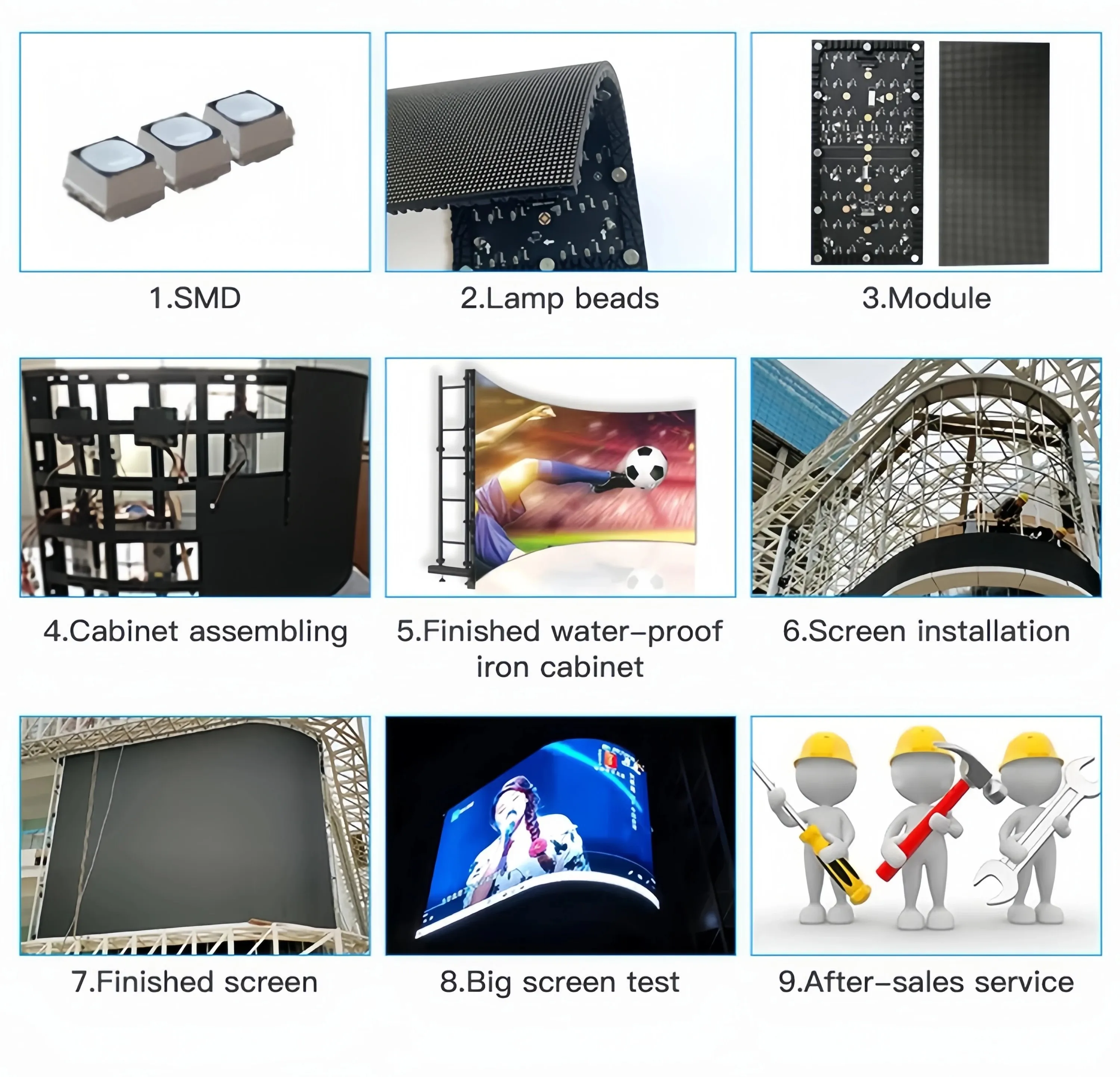 Flexible Curved LED Screen Cabinet P2 for Indoor Display
