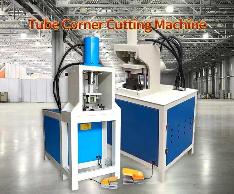 Hydraulic Angle Cutter 90 Degree Steel Pipe Hole Cutting Machine