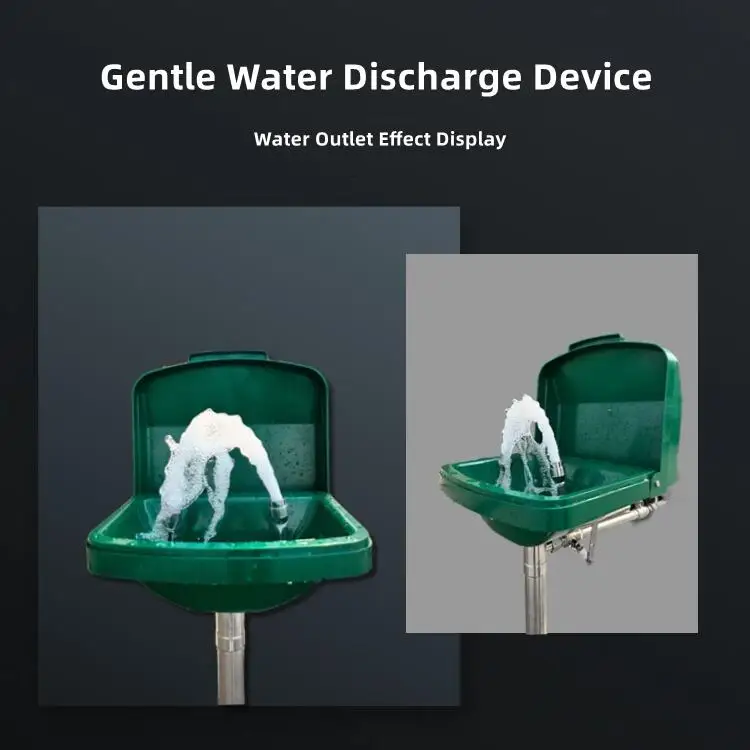 304 Stainless Steel Safety Emergency Shower Abs Eye Wash Basin Linkage ...