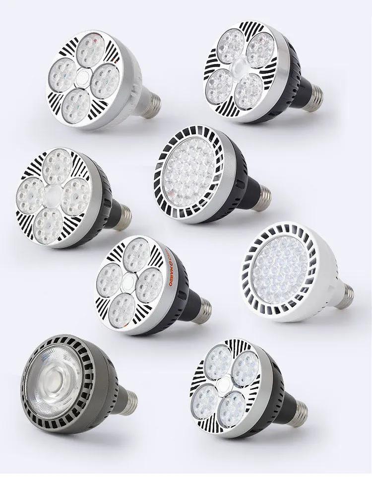 Led Spotlight E27 Cob Light Source Par30 Par38 35w Spotlight Bulb Track ...