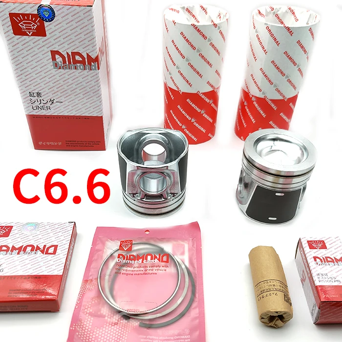 3406 Mechanical Diesel Engine 1258869 1300241 Piston For Cat Excavator ...