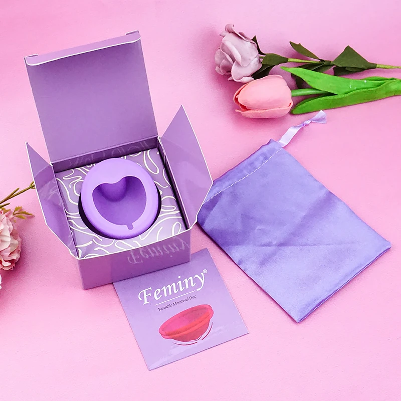 2025 Reusable String Disc Menstrual Period Disc Custom Packaging Women ...