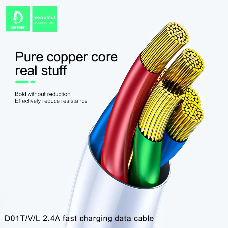 DENMEN Data Cable - Fast Charging USB Cable Manufacturers