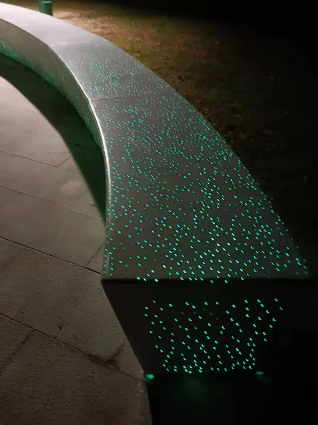 Led Lightweight Concrete Bench Neon 3M Frosted Strip Light AC12V Low ...