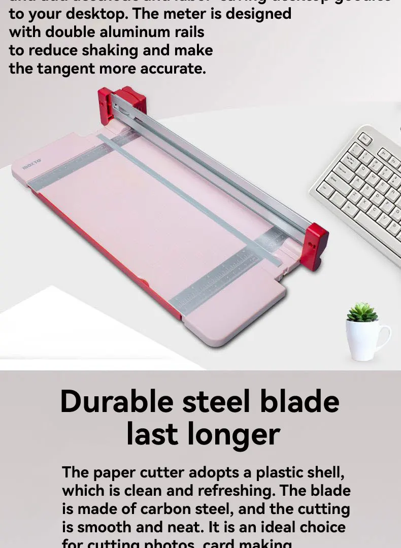 Sliding Manual Paper Cutter - Efficient Business Card Rolling Cutter