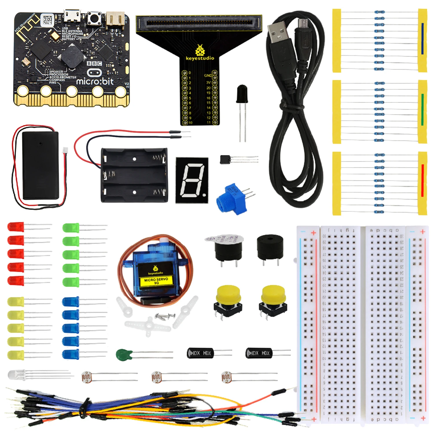 Keyestudio Microbit Beginner Starter Kit for BBC Micro:bit Learning Set