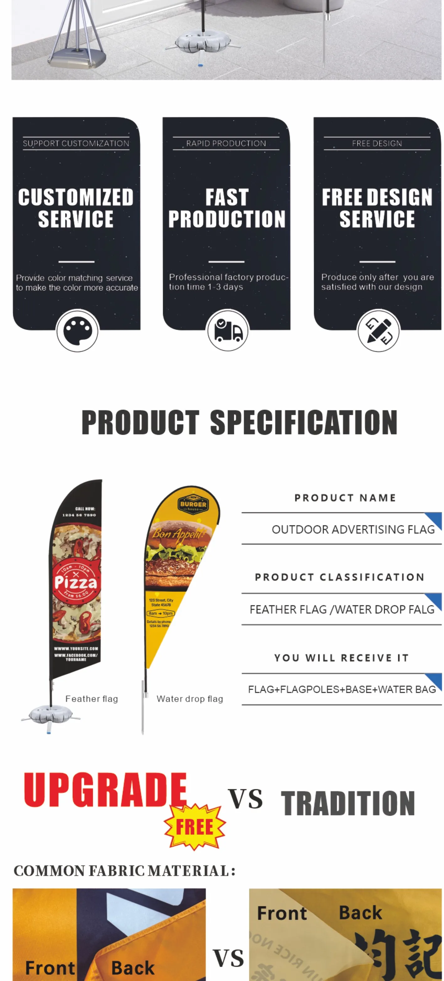 Custom Flags - Durable, Portable, and Quick-Dry Solutions