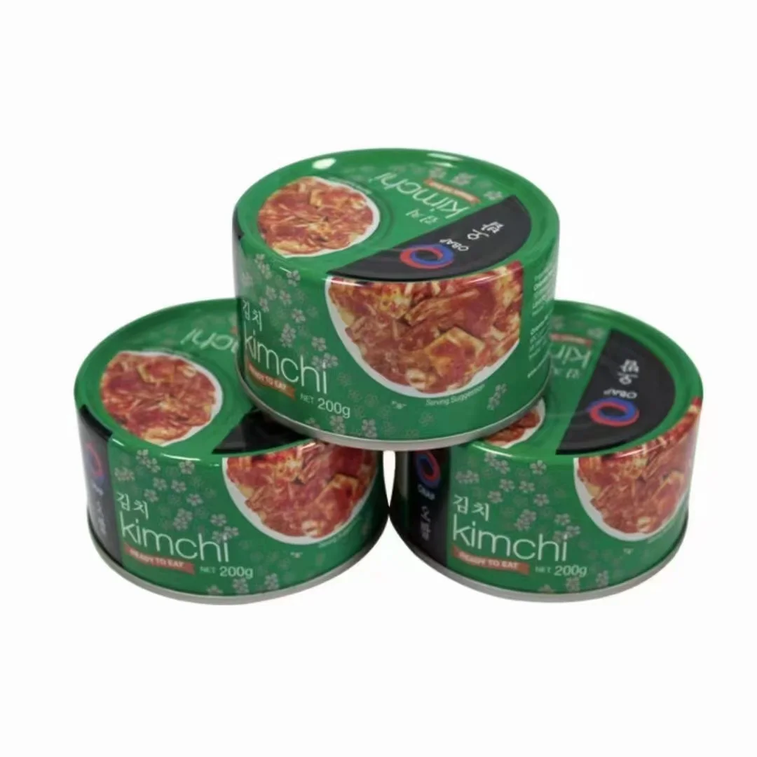 Professional Factory Wholesale Premium Korean Kimchi in Tin Can Ideal ...