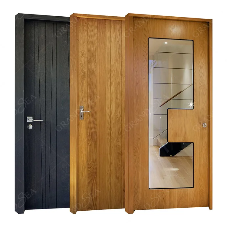Grandsea House Interior Single Opening Solid Wood Door Mdf Door Modern ...