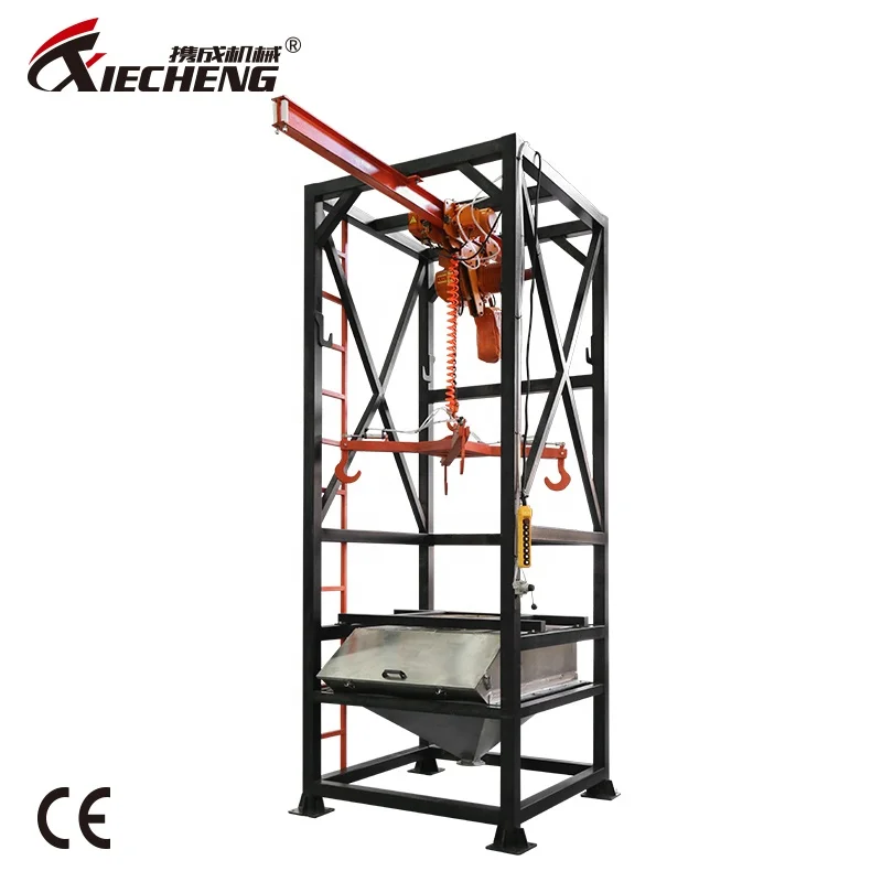 Auto Plastic Raw Hopper Loader Loading Machine Container Bag Discharge ...