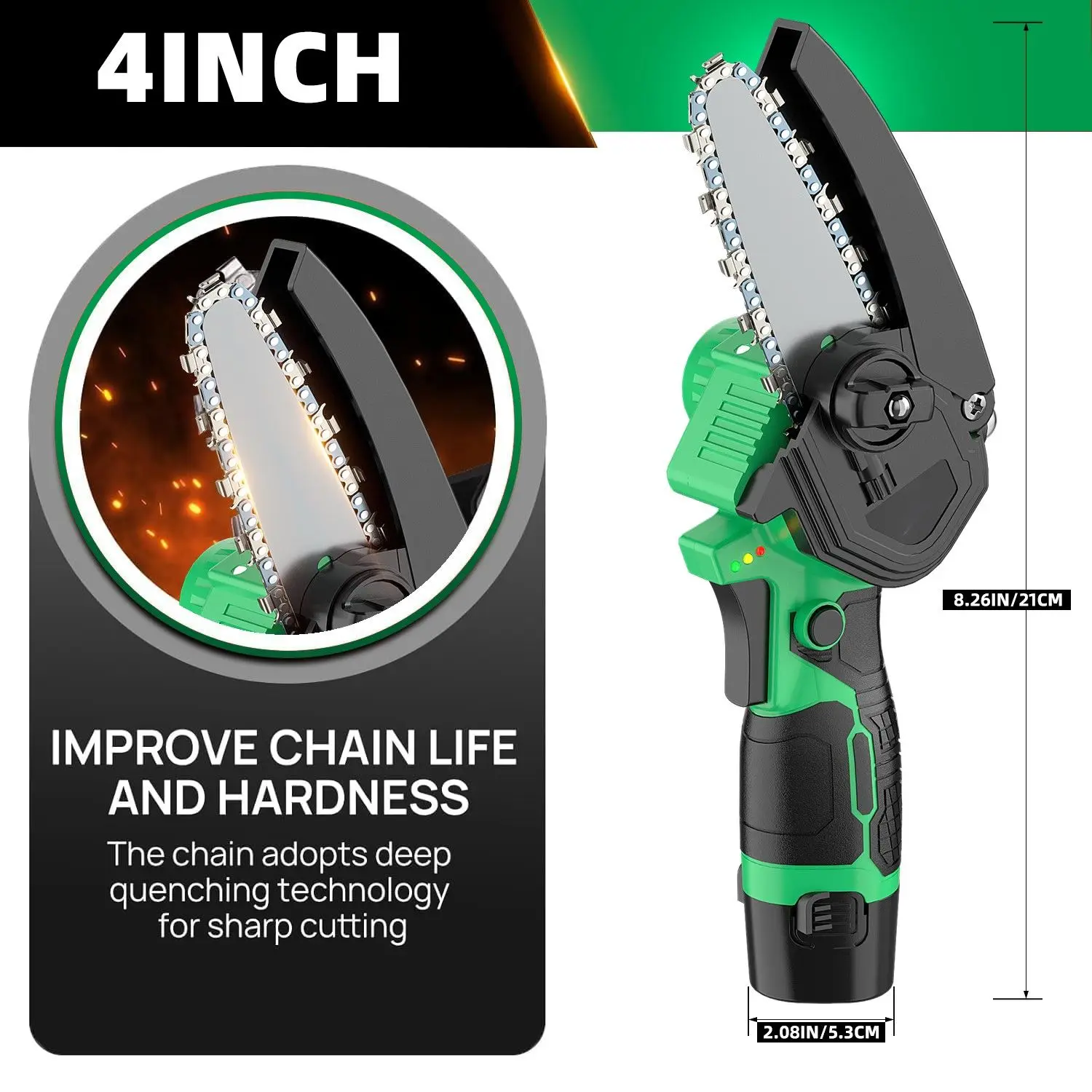 Mini Electric 12V Chainsaw - Perfect for DIY Wood Cutting