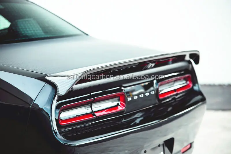 Carbon Fiber Spoiler for Challenger SRT Hellcat Red Eye Style Rear Deck ...