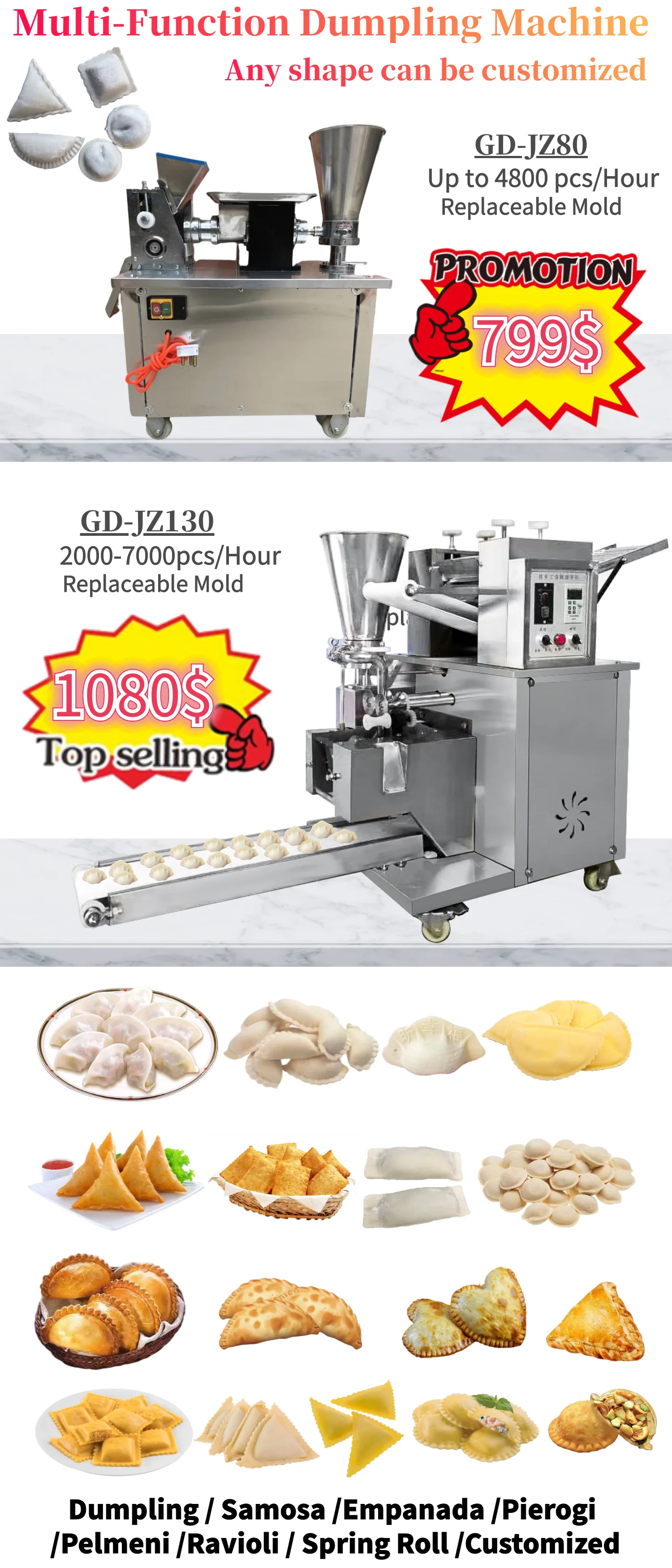 Industrial Big Size Commercial Semi-automatic Snack Machines Production ...