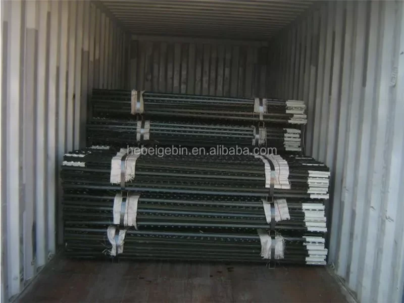 Wholesale 10 ft t Post 7ft Black Hot Dipped Galvanized Pvc Coated ...