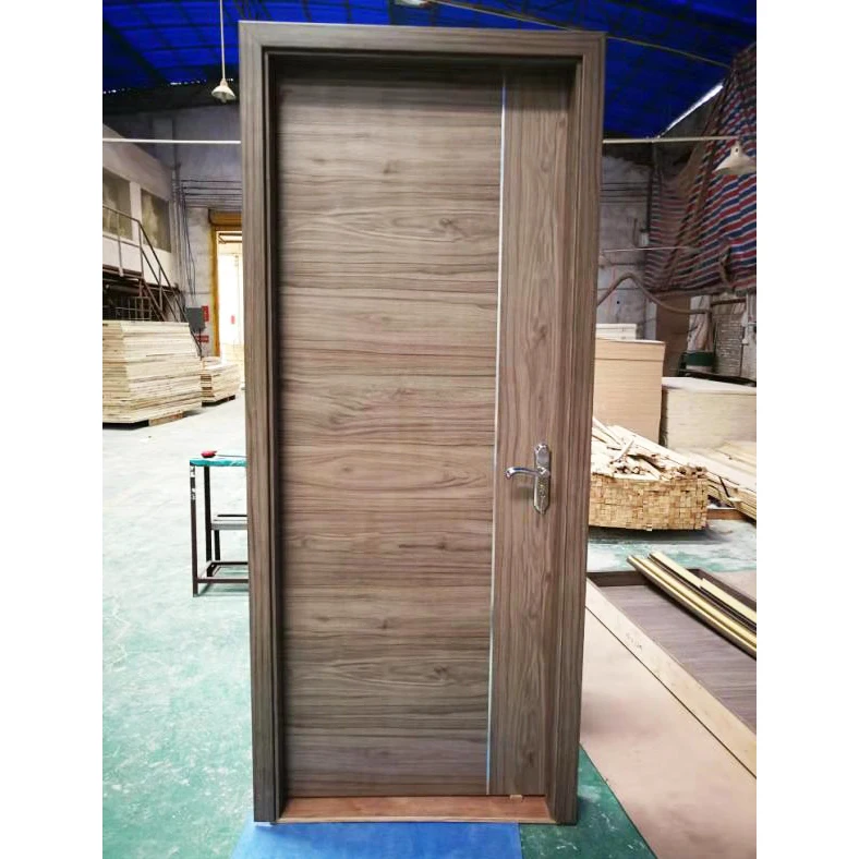 Modern MDF Wood Panel Door Design - Solid Core Veneer