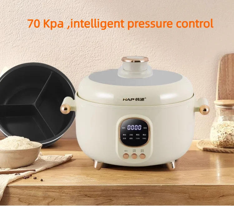 Household Rice Cookerdualcompartmentmultifunctionalelectrichot Potthree ...