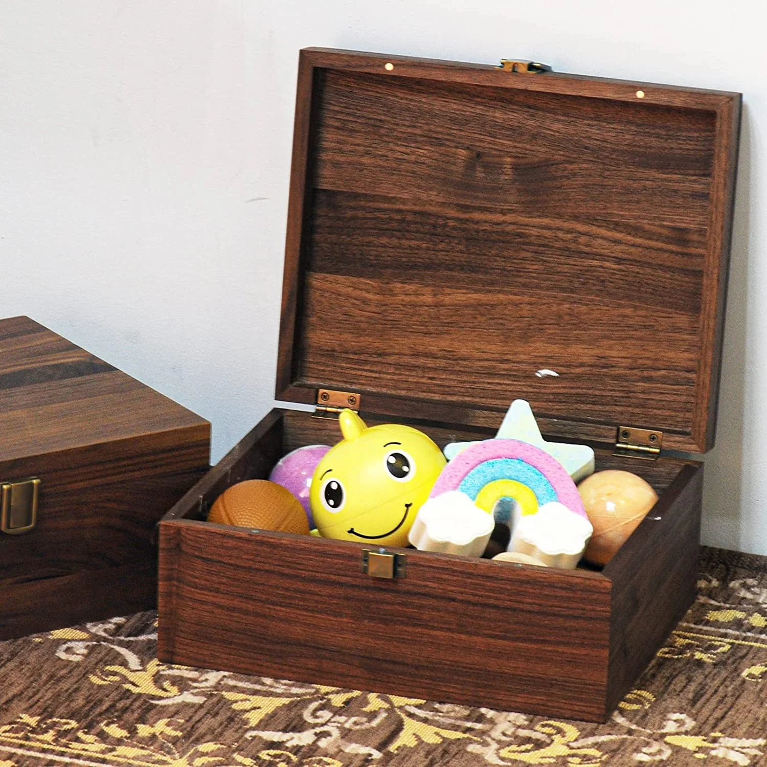 Wooden Souvenir Packaging Box With Latch Custom Wooden Boxes With ...