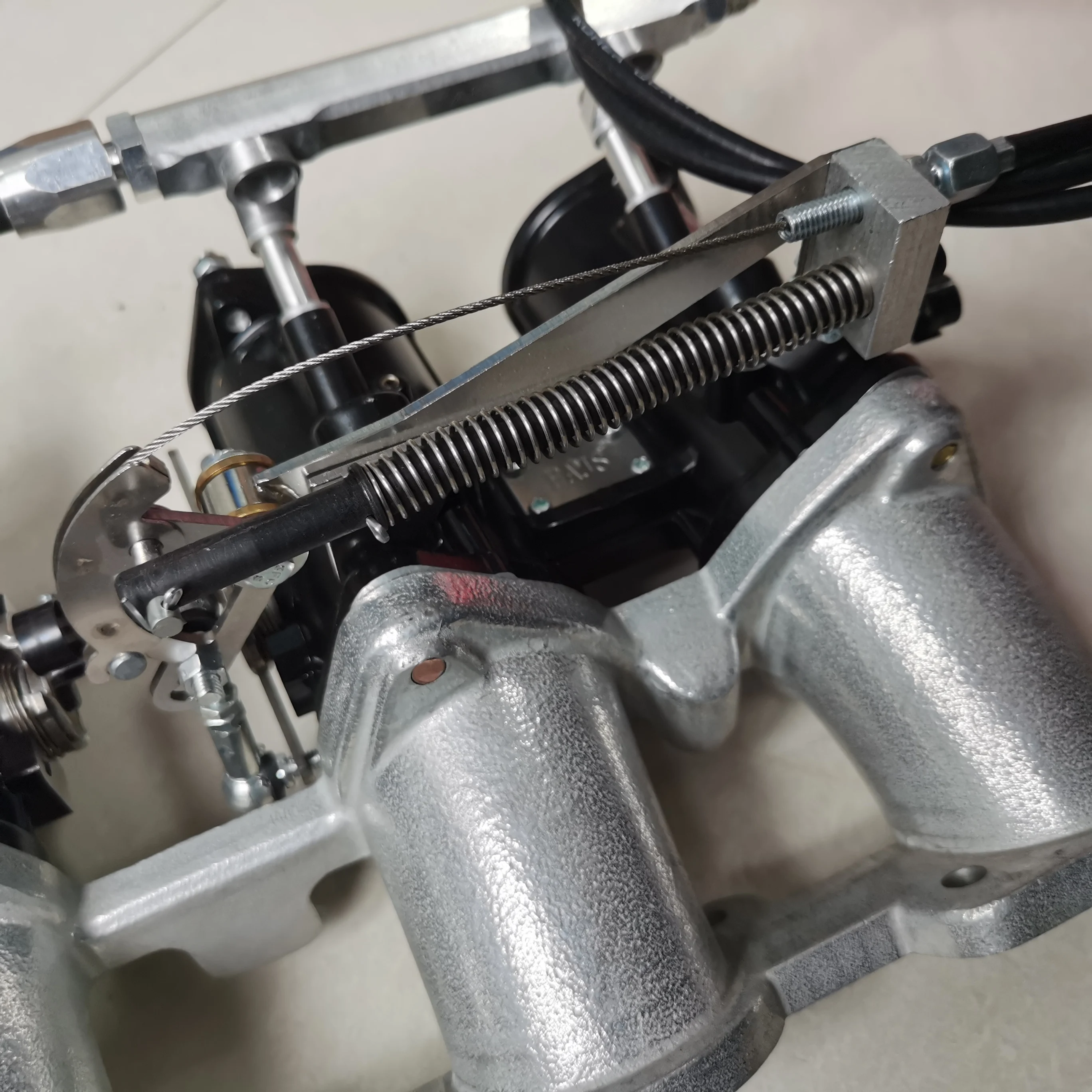 L6-1 FAJS DCOE Throttle Bodies Linkage with Throttle Cable