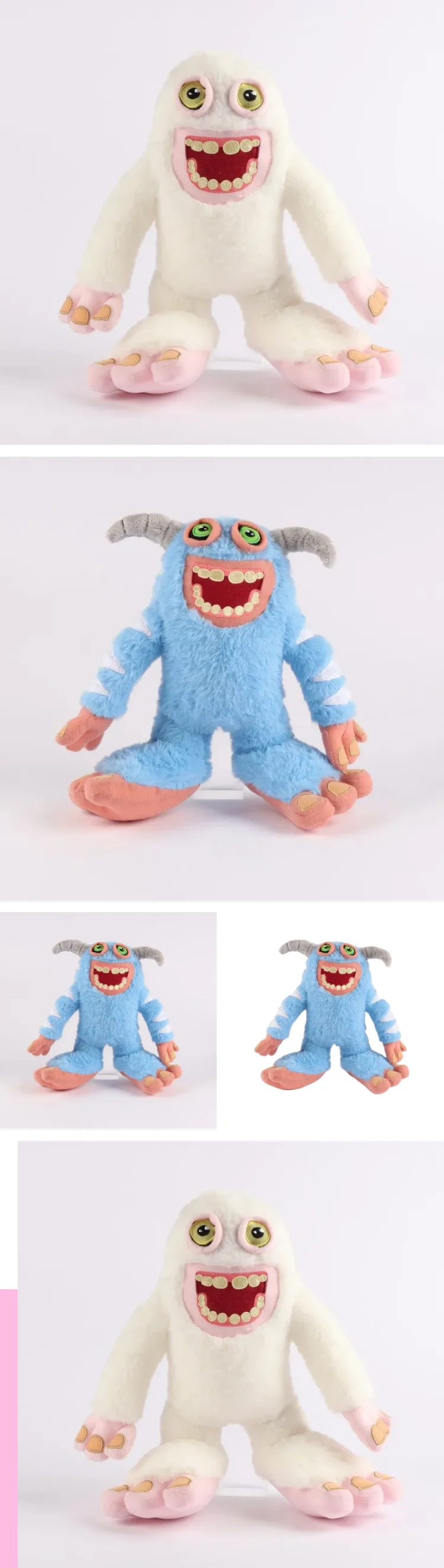 2 Styles My Singing Monsters Ghazt Plush Toy Soft Stuffed Wubbox Doll ...